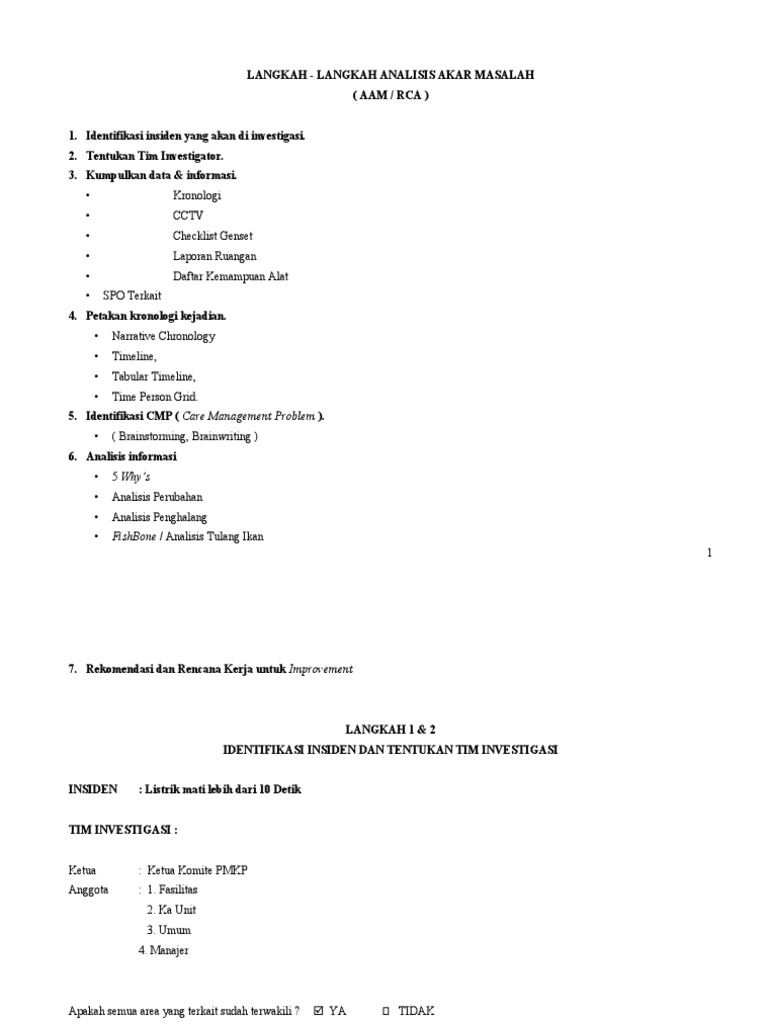 Format RCA | PDF