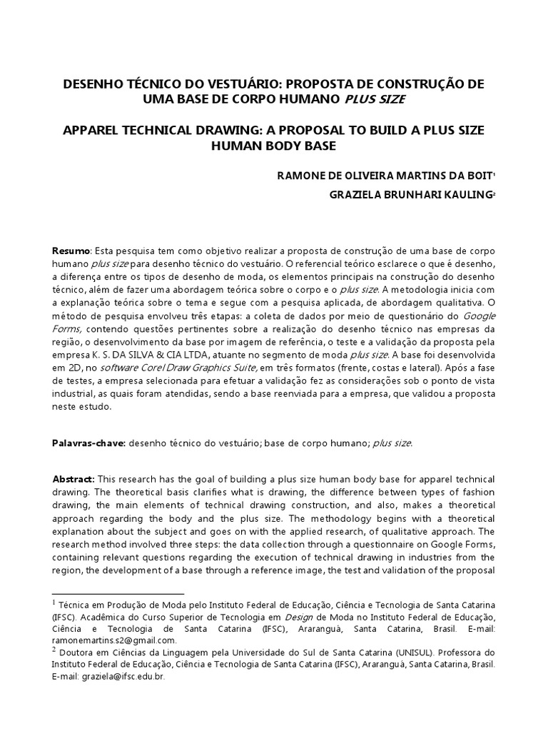 Croqui Plus Size | Download grátis PDF | Desenho | Comunicação