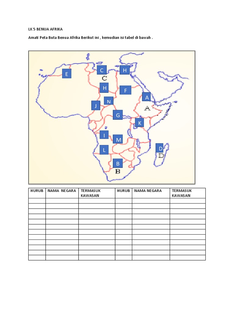 LK 5 Benua Afrika | PDF