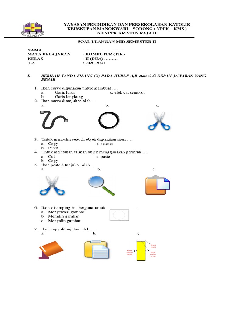 Soal Ulangan Mid Semester Ii Kelas 2 | PDF | Metode & Bahan Ajar