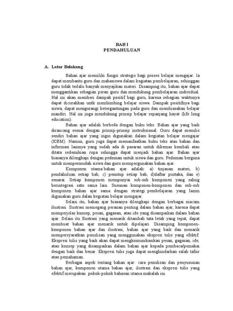 Analisis Kebutuhan Bahan Ajar | PDF Analisis Kebutuhan Bahan Ajar | PDF