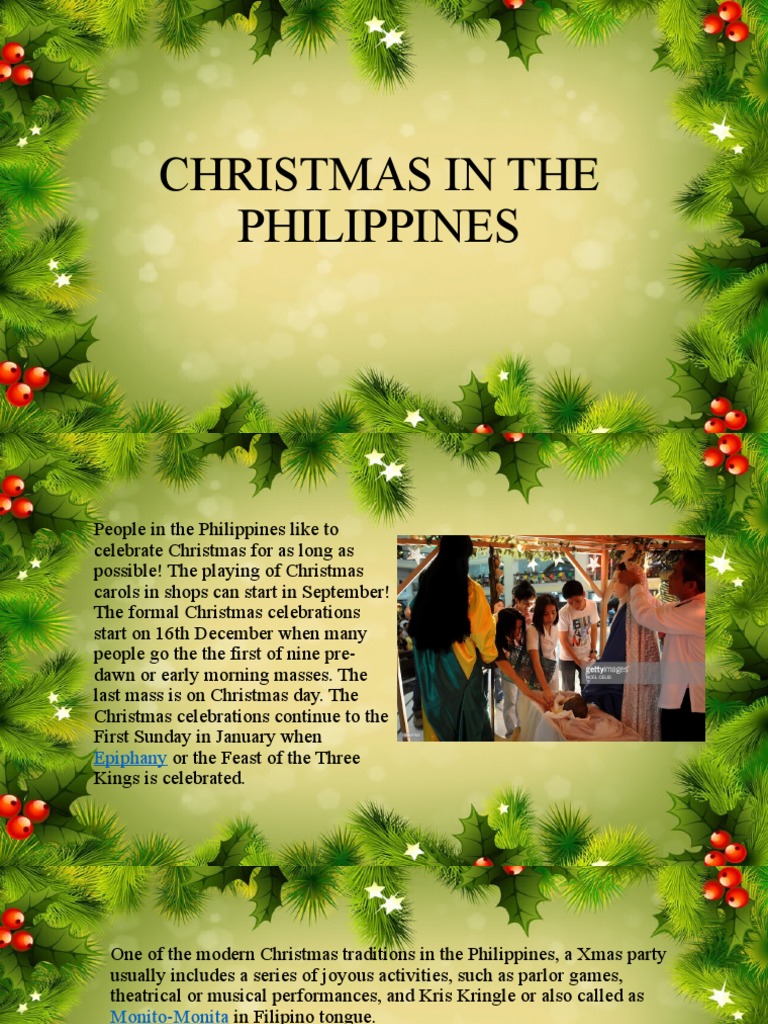 Filipino Christmas Traditions Explained | PDF
