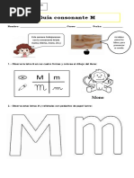 Guía Repaso Letras M P L S | PDF