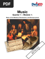 Q1 Music 9 - Module 1 | PDF | Learning | Tempo
