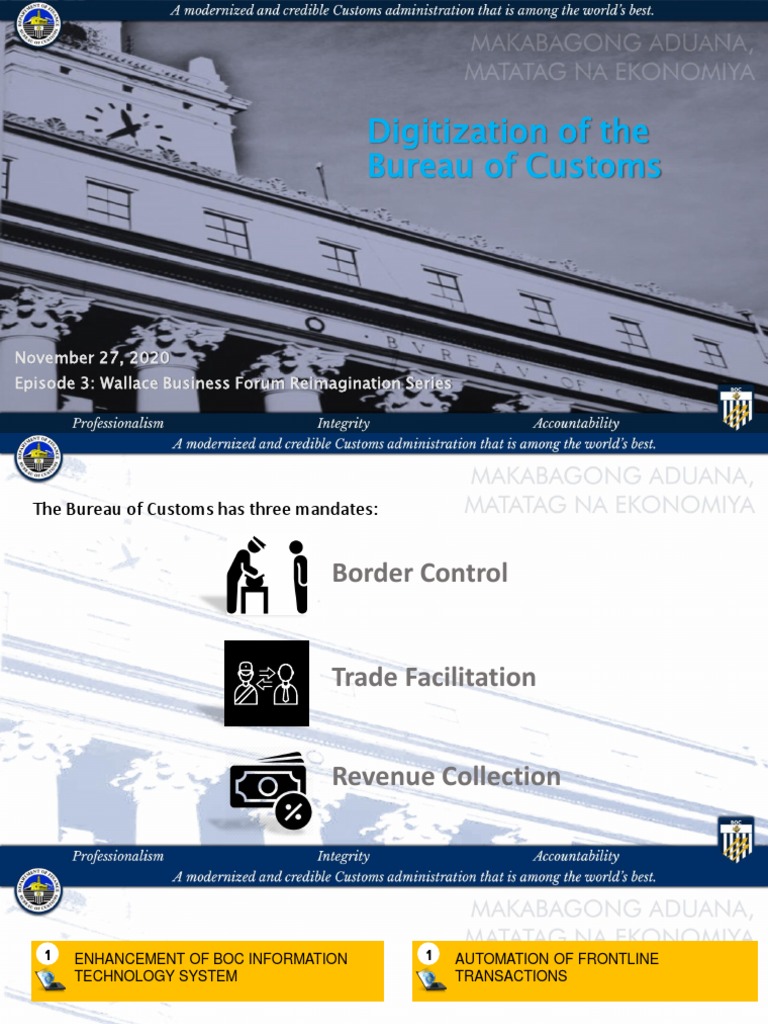 Customs Digitization & Automation | PDF | Customs | Computing
