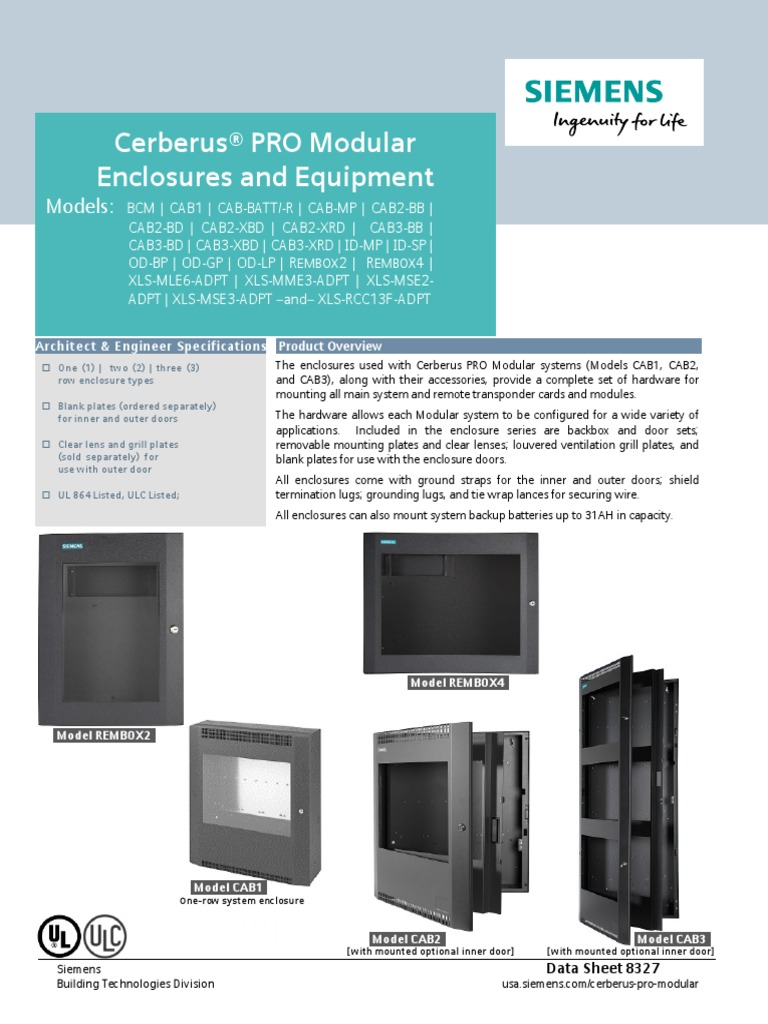 Cerberus 20 PRO Modular | PDF | Modularity | Manufactured Goods