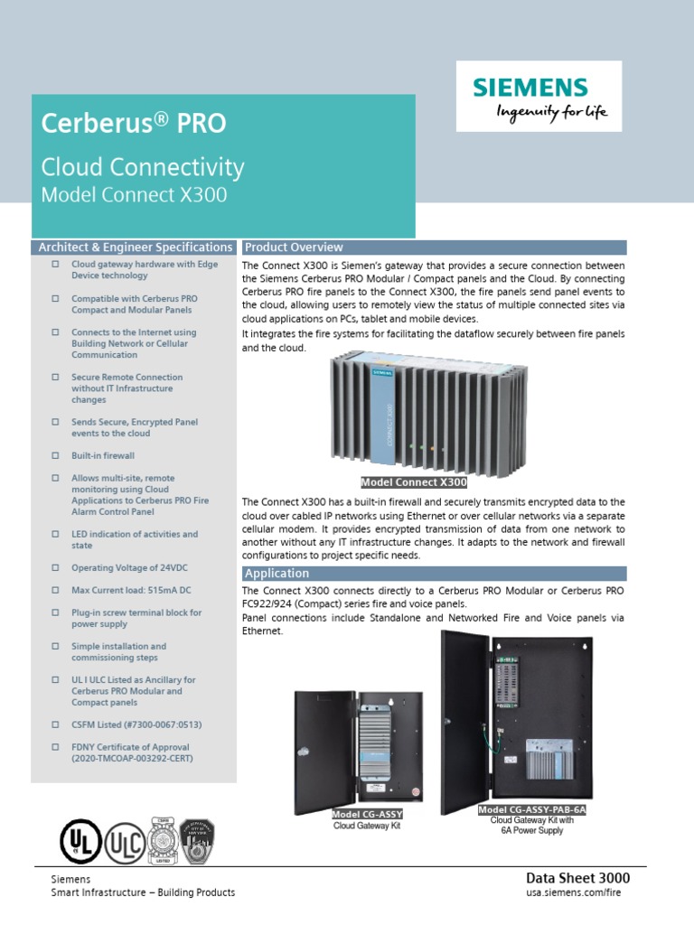 Cerberus Pro Data Sheet | PDF | Computer Network | Cloud Computing