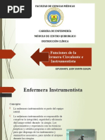Funciones de Enfermera Instrumentista y Circulante | PDF | Cirugía | Enfermería