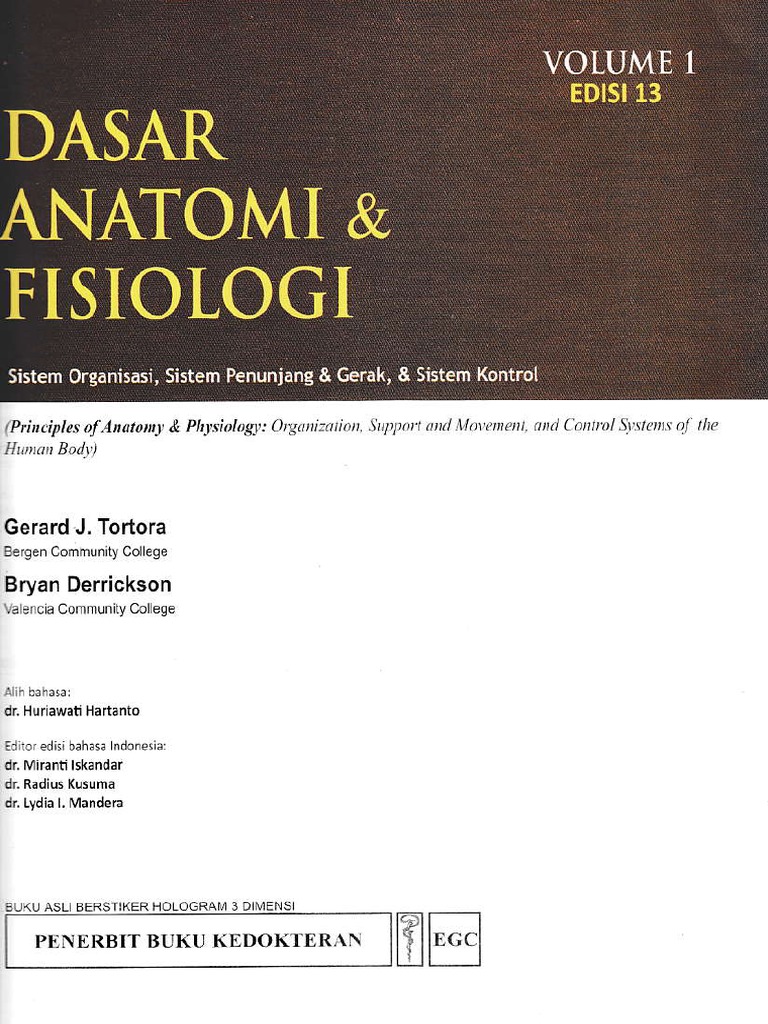 Dasar Anatomi & Fisiologi Vol 1 | PDF