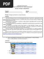 Mga Simbolo Sa Mapa - Worksheet | PDF