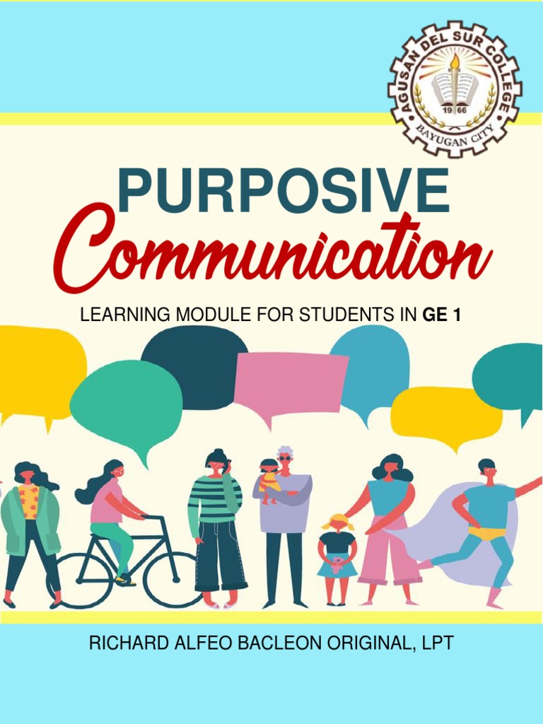 Purposive Communication - Module 3 - WM | PDF | Organizational Culture ...