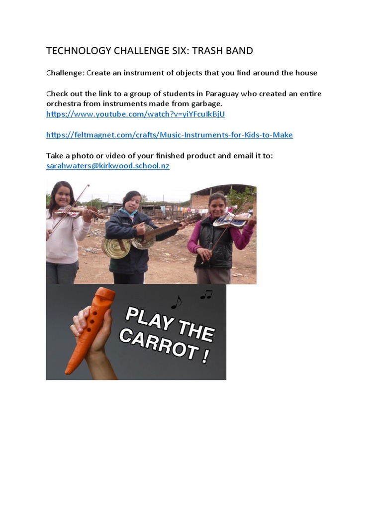 Technology Challenge Six | PDF | Language Arts & Discipline | Art