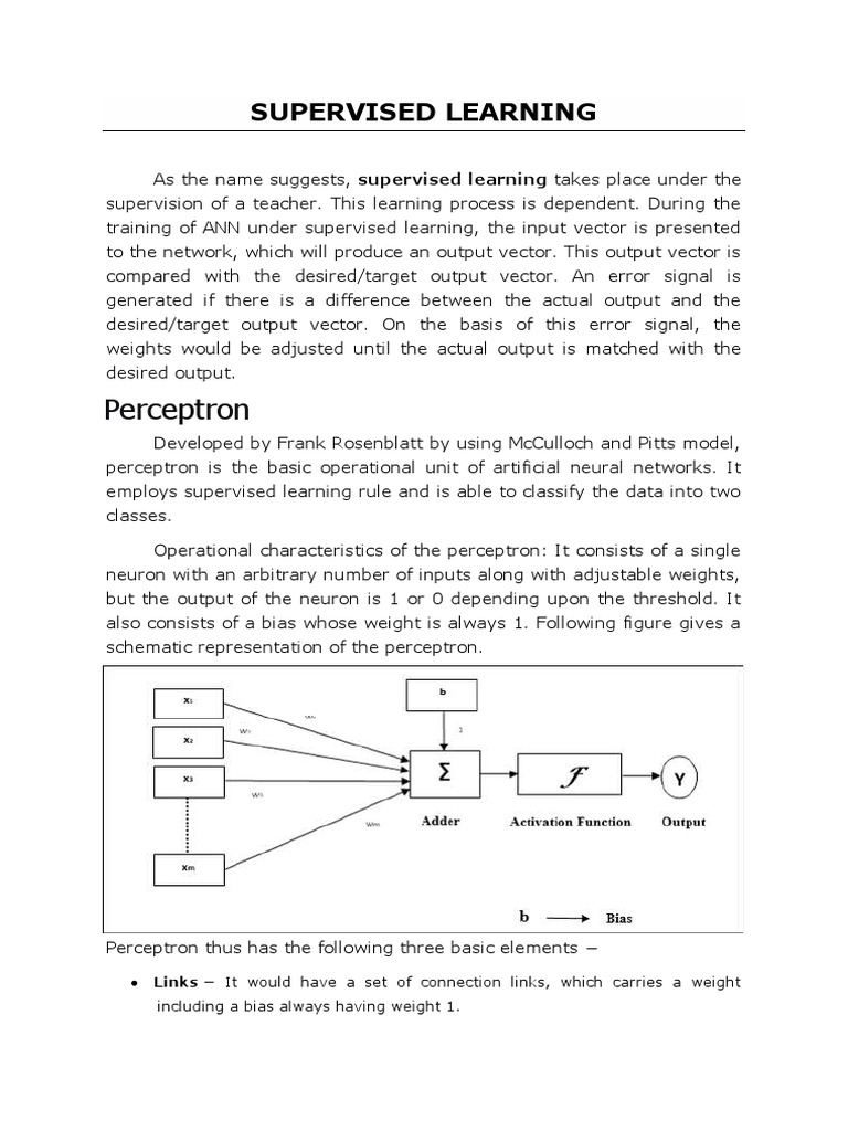 Supervised Learning | PDF | Machine Learning | Artificial Neural Network