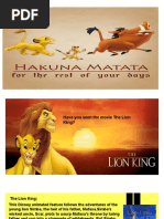 The Lion King Script | PDF