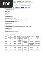 Social Case Study Report DSWD | PDF | Accessibility | Disability