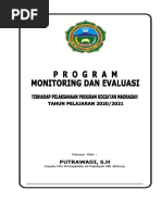 Laporan Pelaksanaan Monitoring Dan Evaluasi | PDF