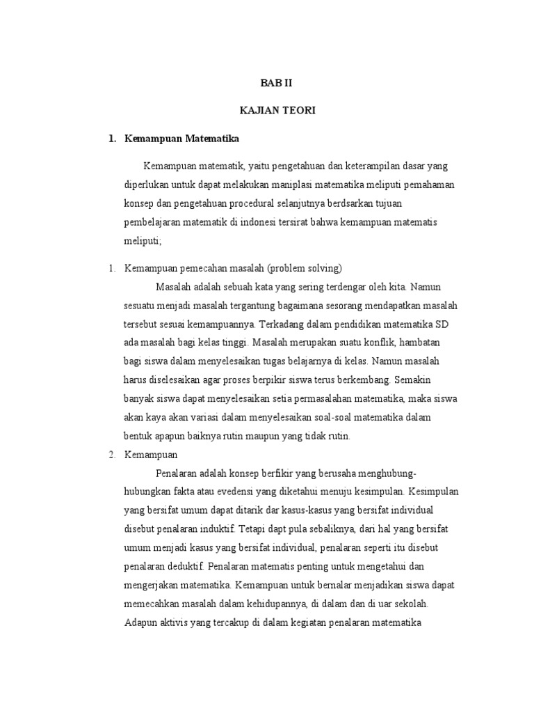 Bab Ii Kuantitatif | PDF | Karier & Perkembangan