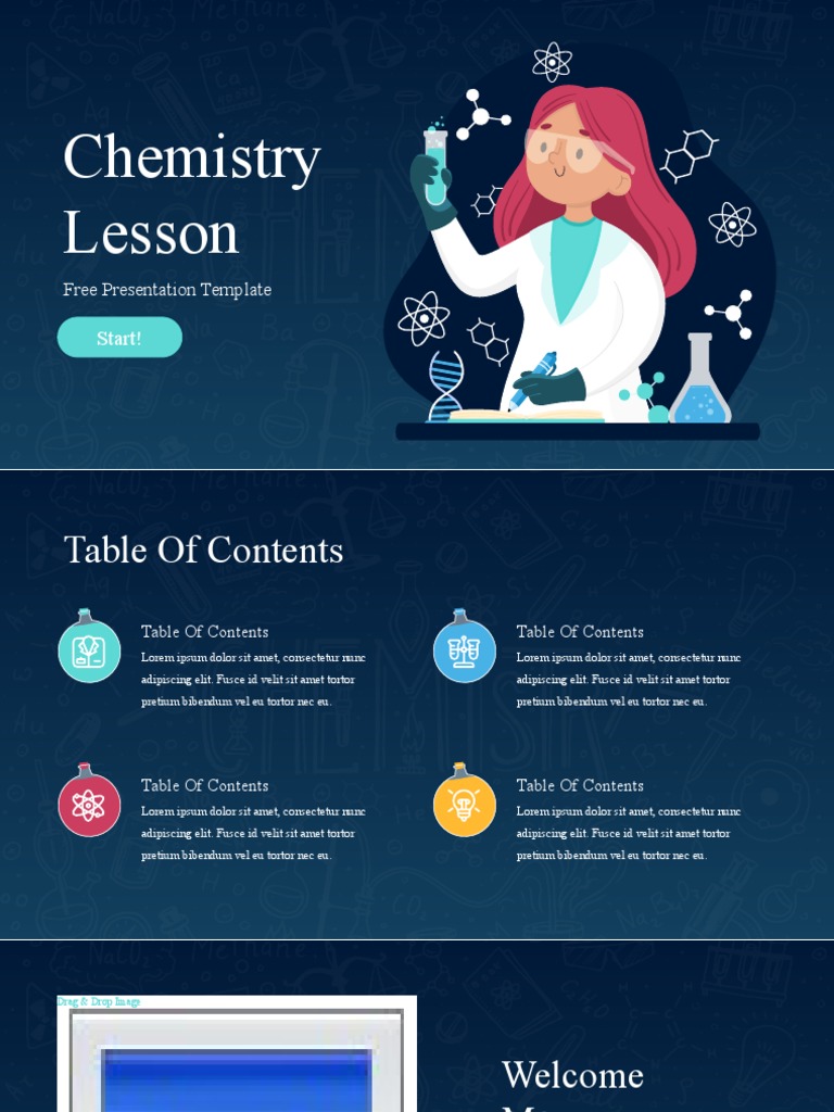 Chemistry Lesson PowerPoint Template by SlideWin | PDF | Technical ...