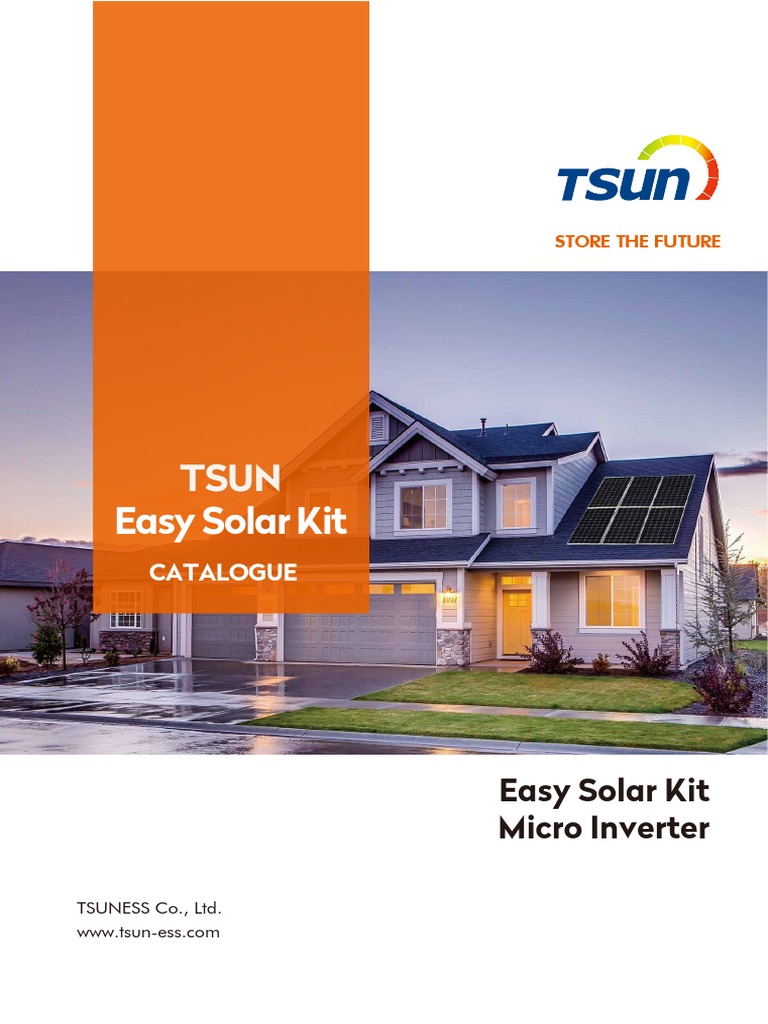 TSUN Easy Solar Kit Catalogue | PDF | Power Inverter | Alternating Current