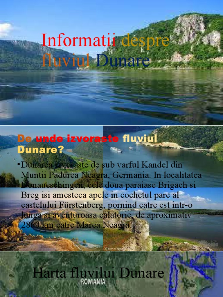 Informatii Despre Fluviul Dunare | PDF