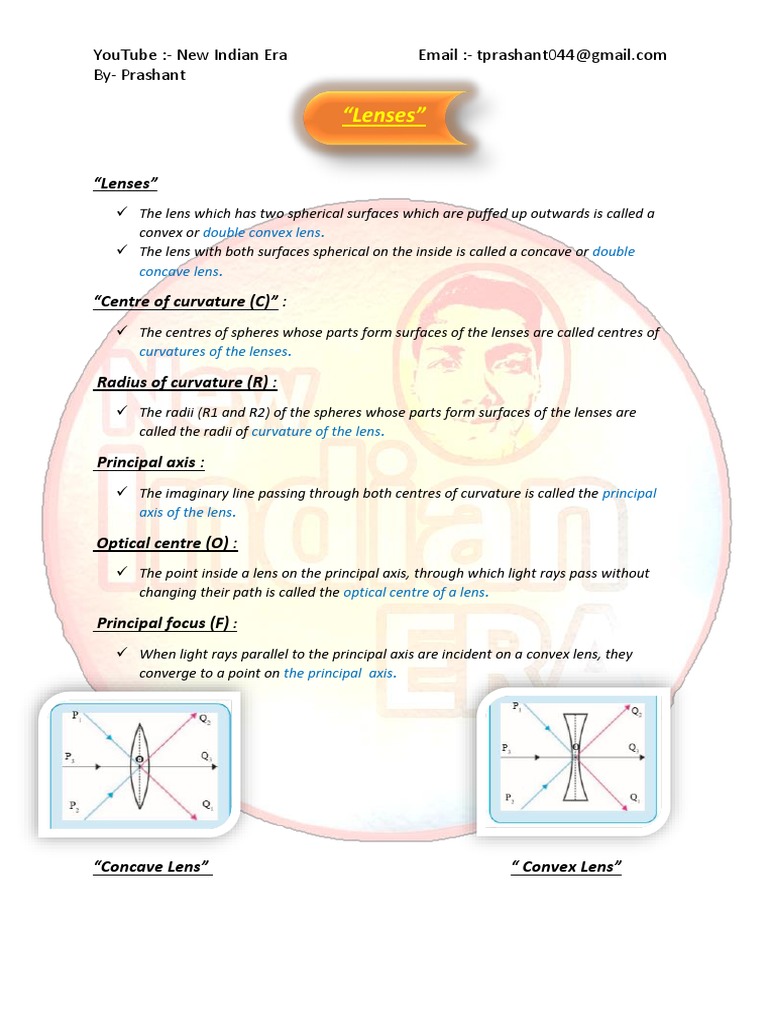 7.lenses (New Indian Era) by Prashant | PDF | Eye | Optics