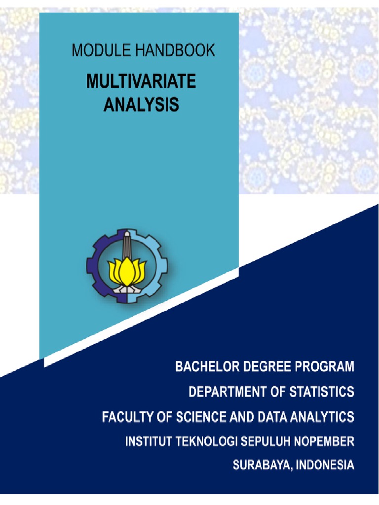 13 ModuleHandbook AnalisisMultivariat | PDF | Multivariate Statistics | Analysis