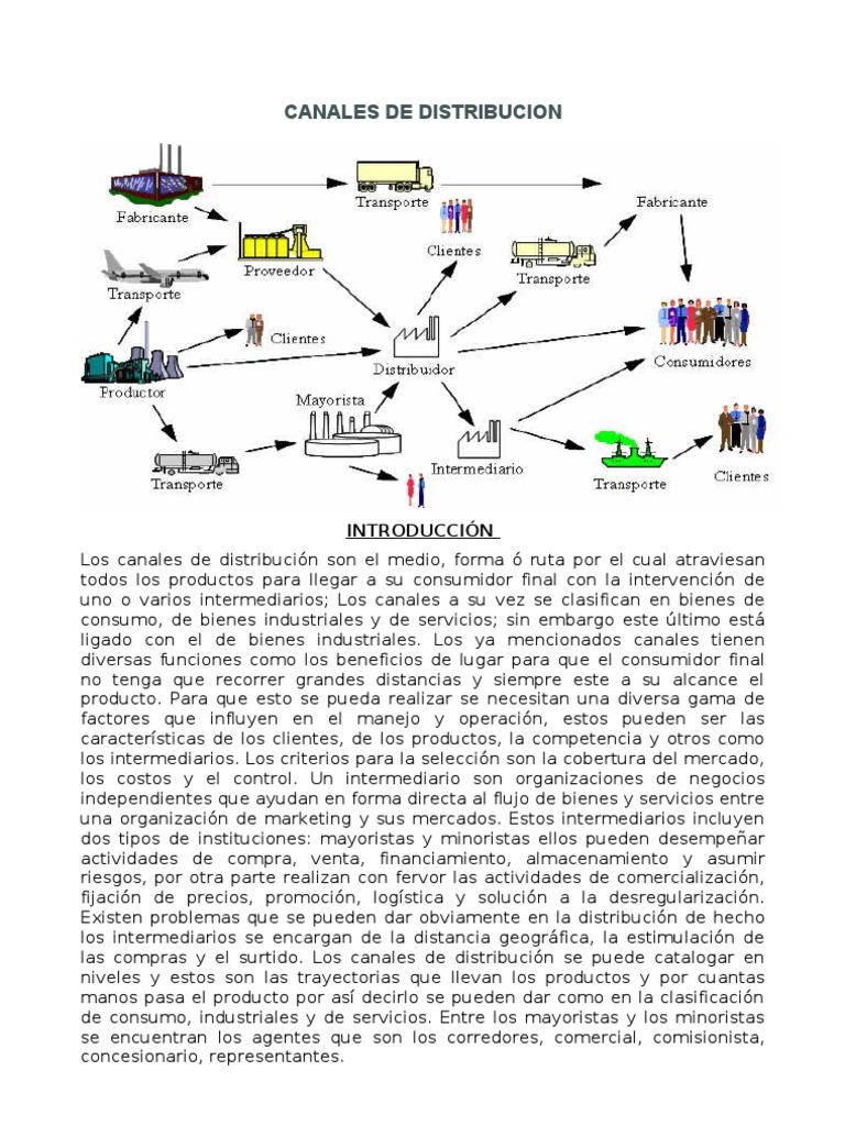 Canales de Distribución y su Evolución | PDF | Al por menor | Marketing