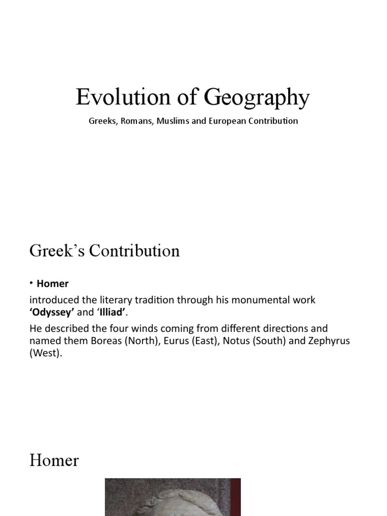 Evolution of Geography | PDF | Geography | Ptolemy