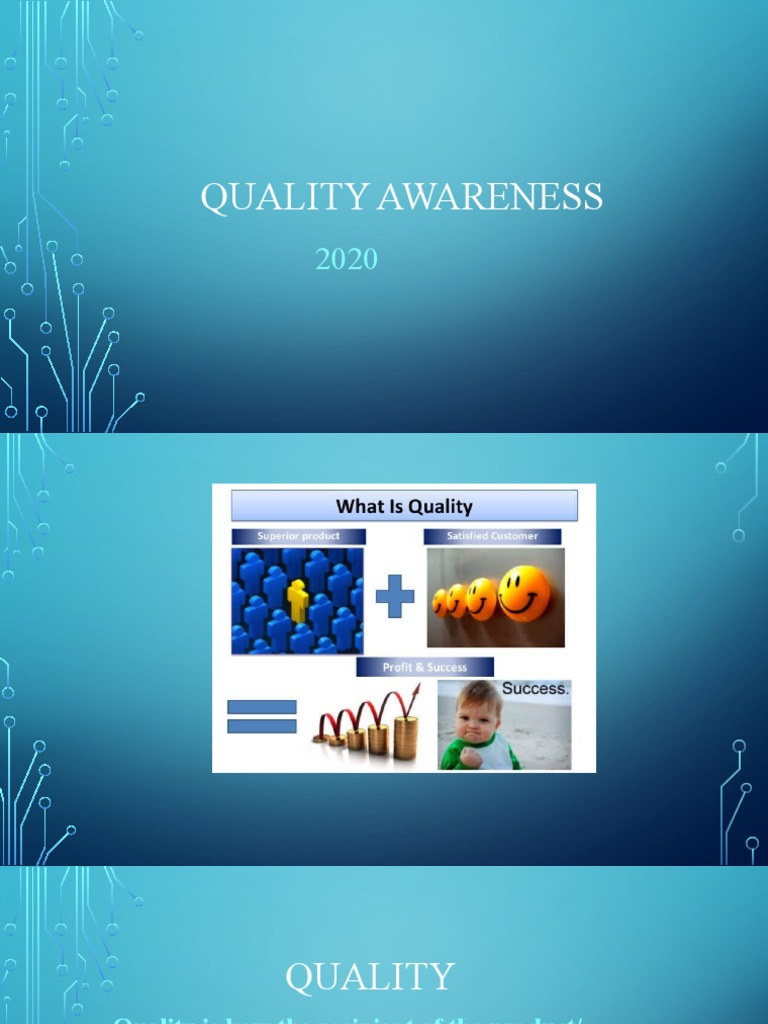 Quality Awareness 2020 | PDF | Communication | Business