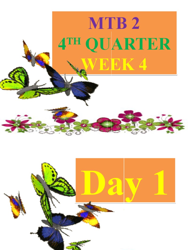 MTB 4th Quarter Week 4 | PDF
