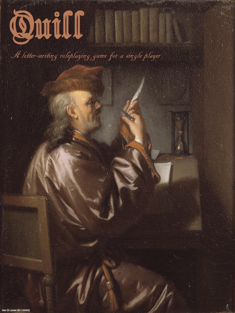 Quill - A - Letter-Writing - Roleplaying - Game - For - A - Single ...