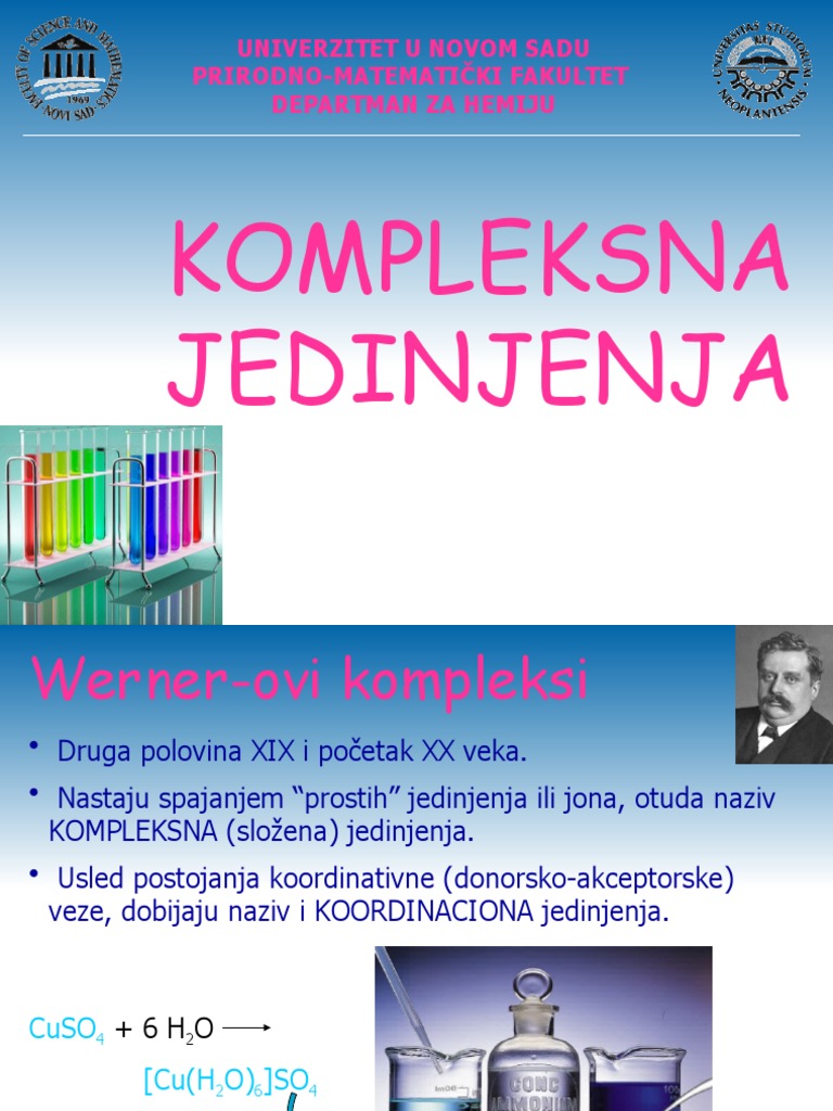 Kompleksna Jedinjenja | PDF