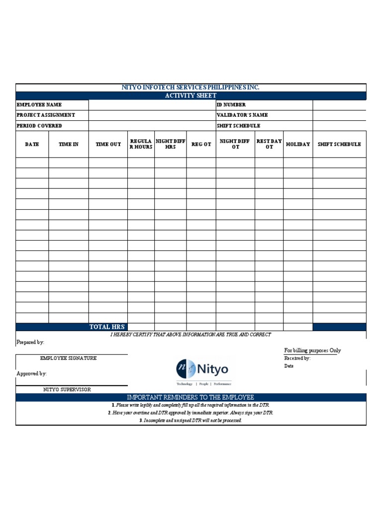 Employee DTR and Overtime Guidelines | PDF | Business | Labor