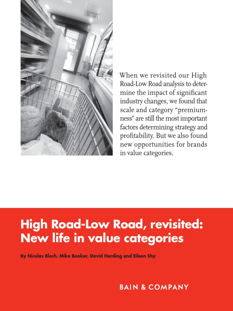 BB High Road Low Road Revisited | PDF | Brand | Pricing