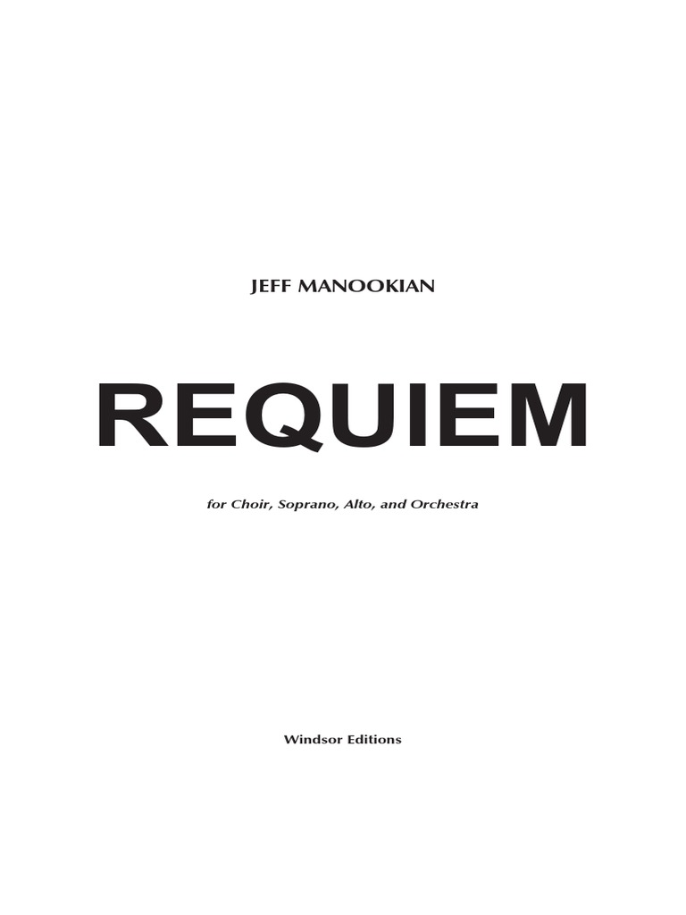 Requiem Full Score | PDF | Religious Behaviour And Experience ...