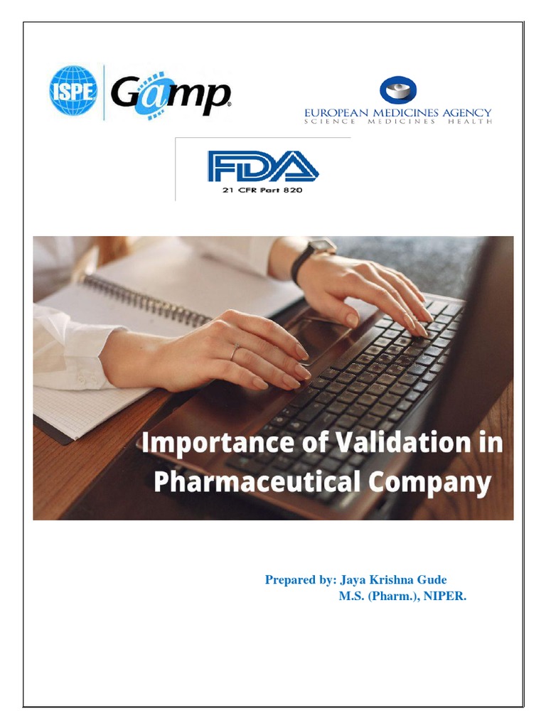 Importance of Validation | PDF | Verification And Validation | Medical Device
