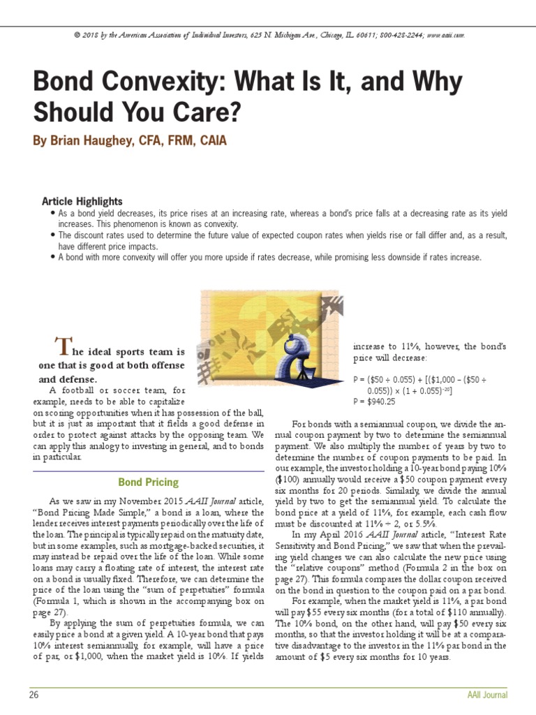 Bond Convexity What Is It and Why Should You Care | PDF | Bonds ...