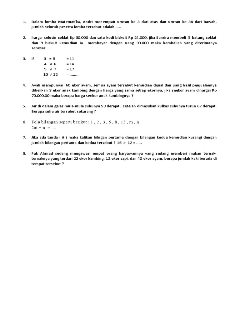 Refrensi Latihan KSN | PDF | Metode & Bahan Ajar | Griya & Taman