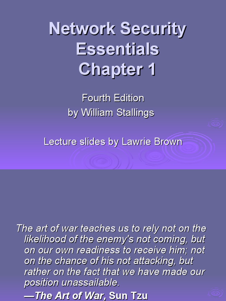 Network Security Essentials | PDF | Transport Layer Security | Cryptography