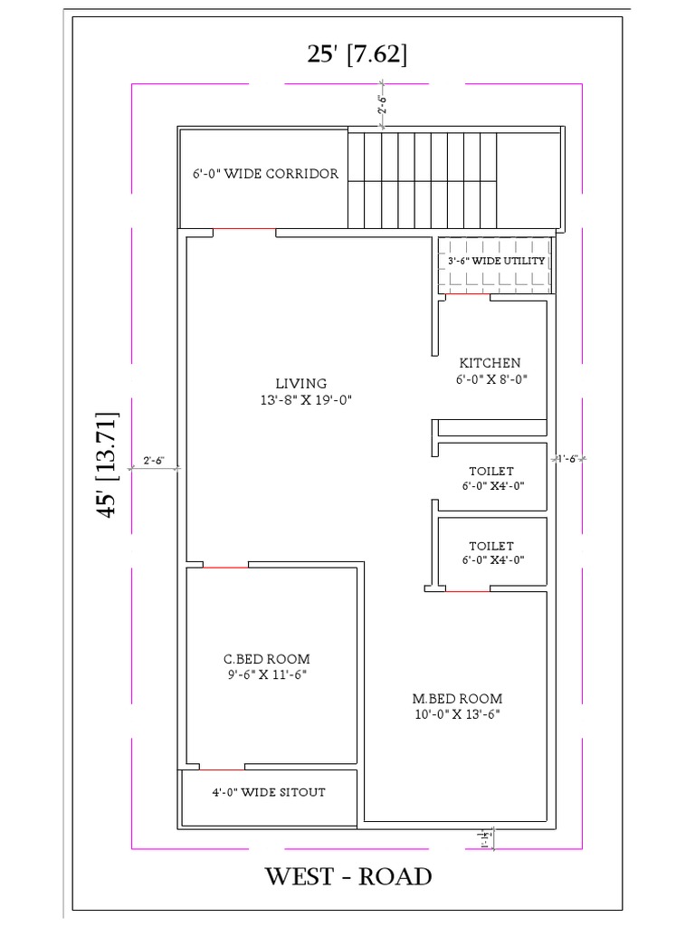 Individual Haouse Layout | PDF