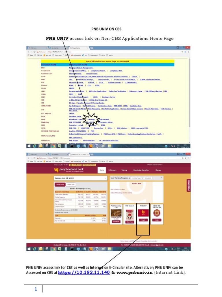 PNB Univ Help Manual - Learner - v1 | PDF | Password | Login