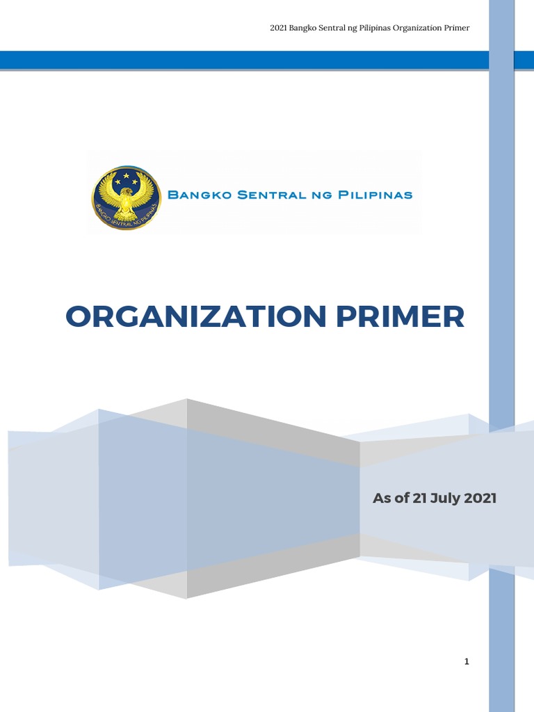BSP Org Primer | PDF | Monetary Policy | Money Laundering