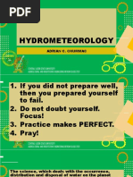 Module 1 - Introduction To Hydrometeorology | PDF | Water Vapor | Hydrology