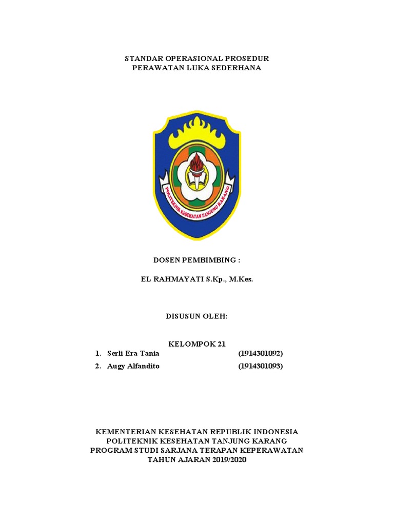 KDM 2 SOP Perawatan Luka 21 Fix | PDF