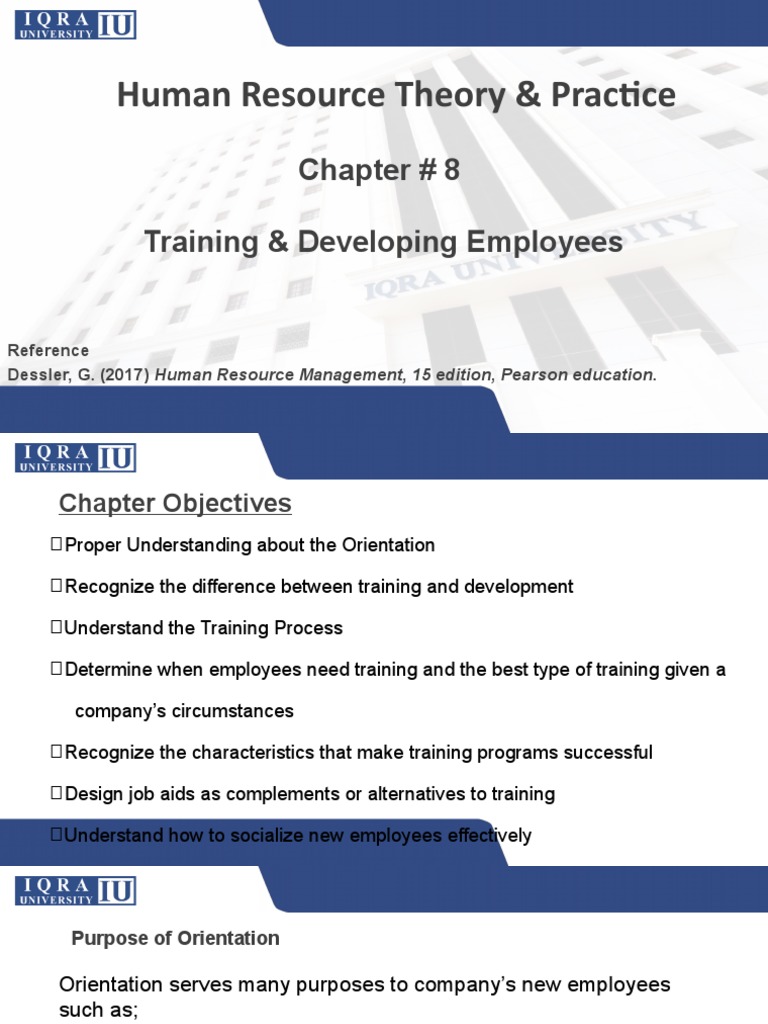 Chapter 8 Training - Development | PDF | Employment | Cognition