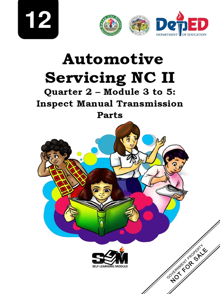 Automotive Servicing NC II: Quarter 2 - Module 3 To 5: Inspect Manual ...