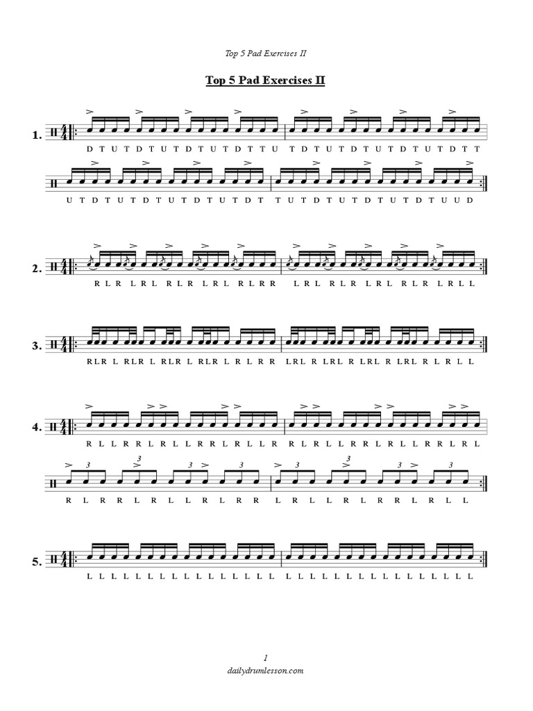 Top 5 Pad Exercises II | PDF