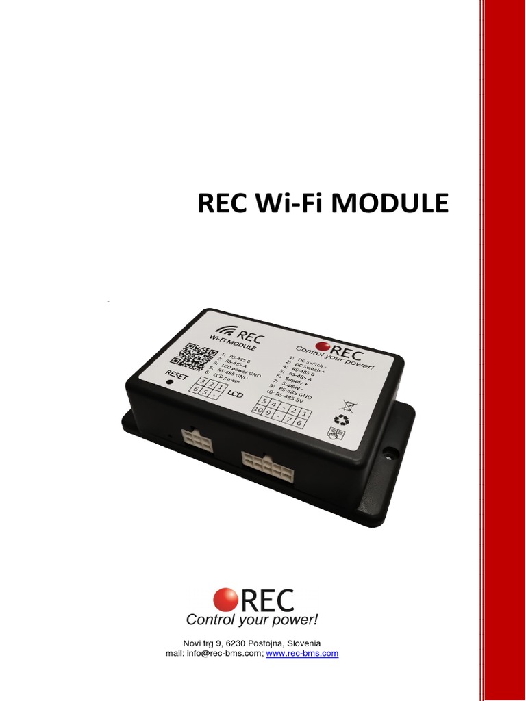 Manual For REC Wi-Fi Module | PDF | Wireless Access Point | Wi Fi