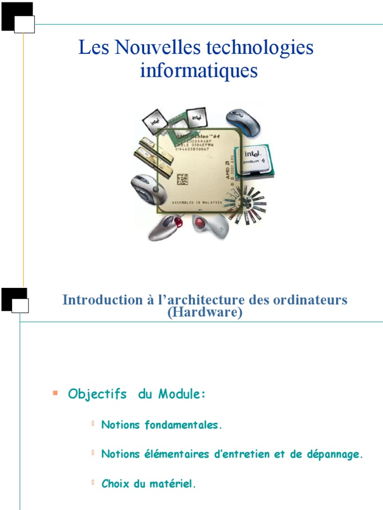 cours informatique génerale | PDF | Écran d'ordinateur | Micro-systèmes ...