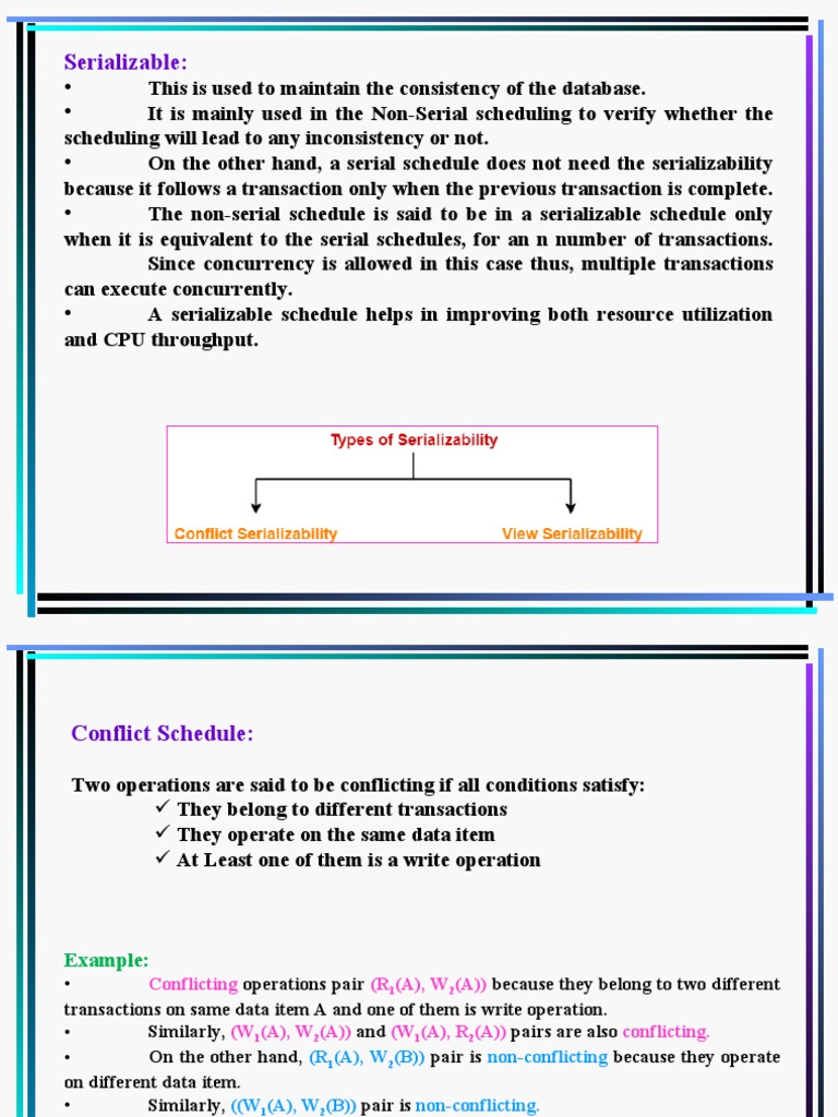 Dbms 15 Pdf Database Transaction Concurrency Computer Science